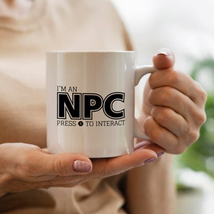 NPC Non Playing Character, Funny Gaming SVG, T-shirt Design, Gamer ...