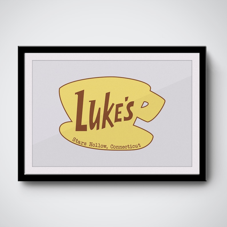 Luke’s Coffee Shop SVG, Gilmore Girls SVG, T-shirt Design, Coffee Shop ...