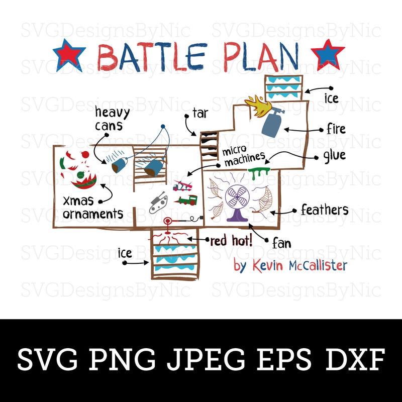 Home Alone Battle Plan - Etsy