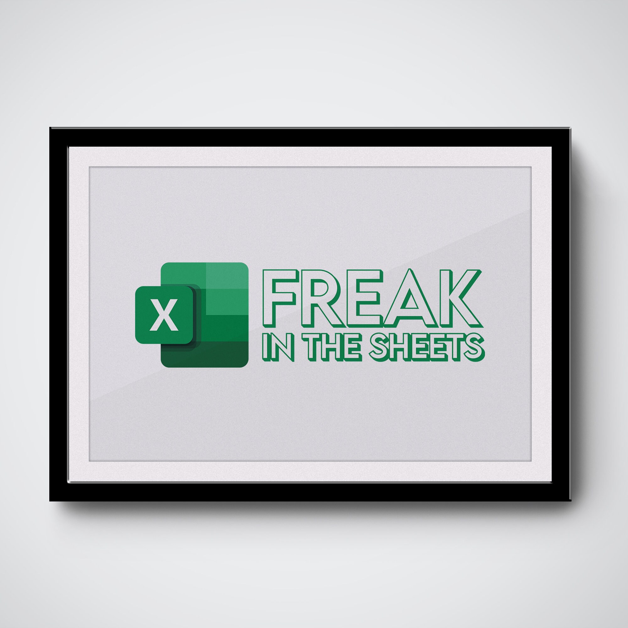 Excel SVG, Freak in the Sheets, Spreadsheets Funny Computer, IT, Geek ...