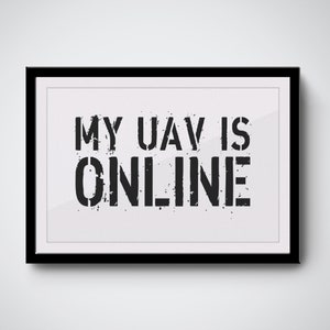 My UAV is Online, COD SVG, Gamers Gaming Design, Cricut Silhouette, Svg ...