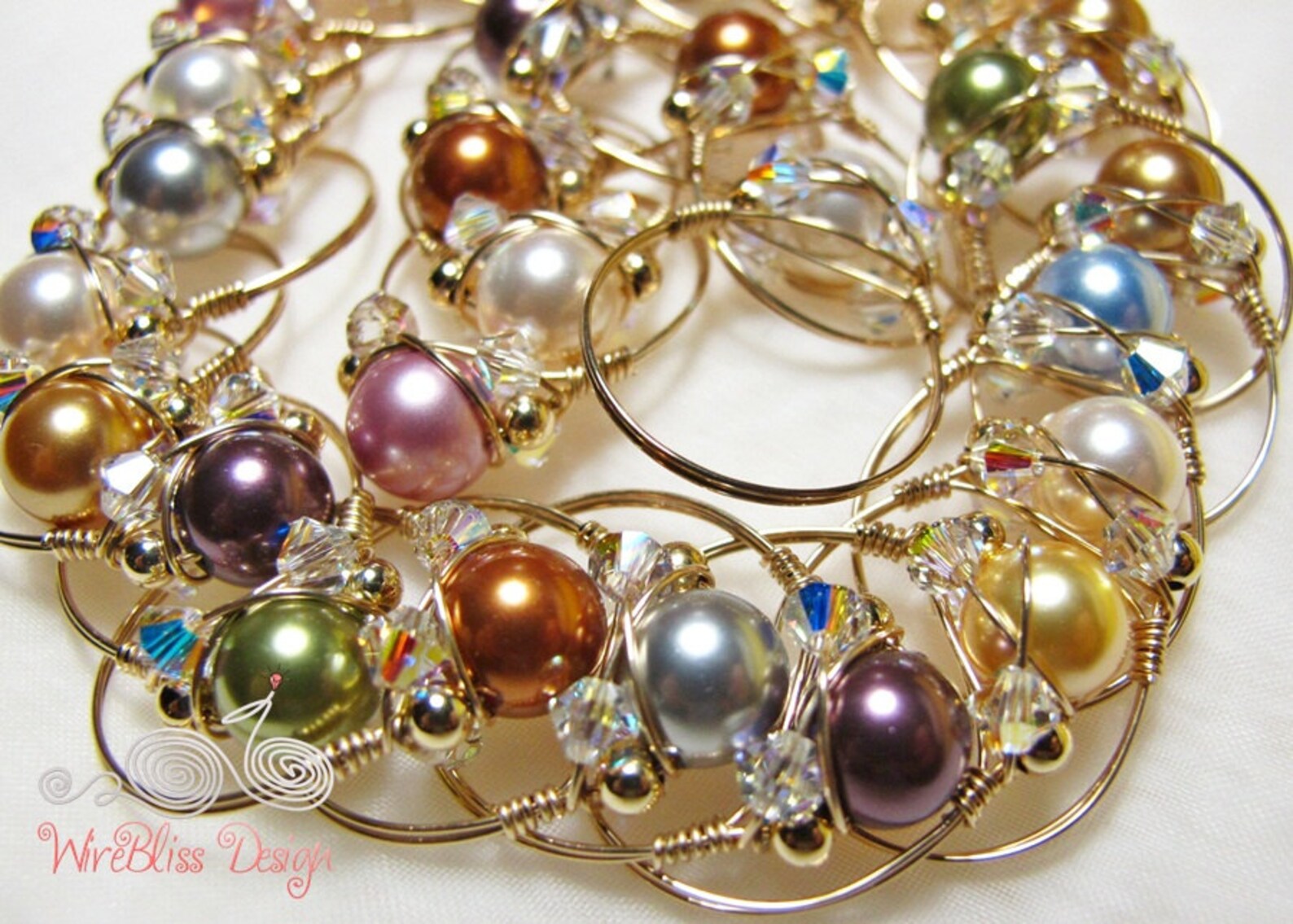 WIRE JEWELRY Tutorial-wire Wrapped Sparkly Crystal Ring - Etsy