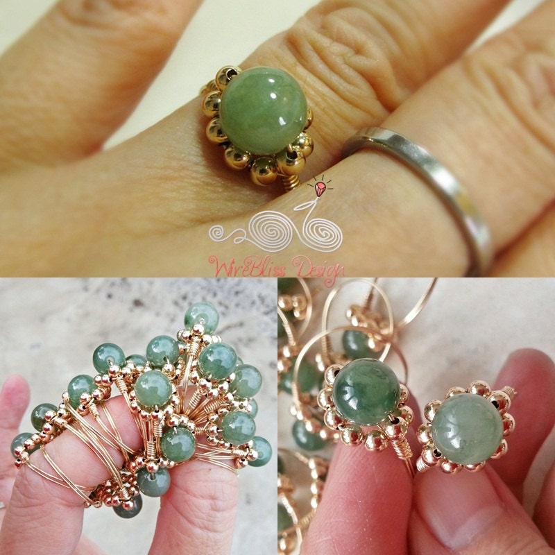 WIRE JEWELRY Tutorial-wire Wrap Sparkly Daisy Ring - Etsy