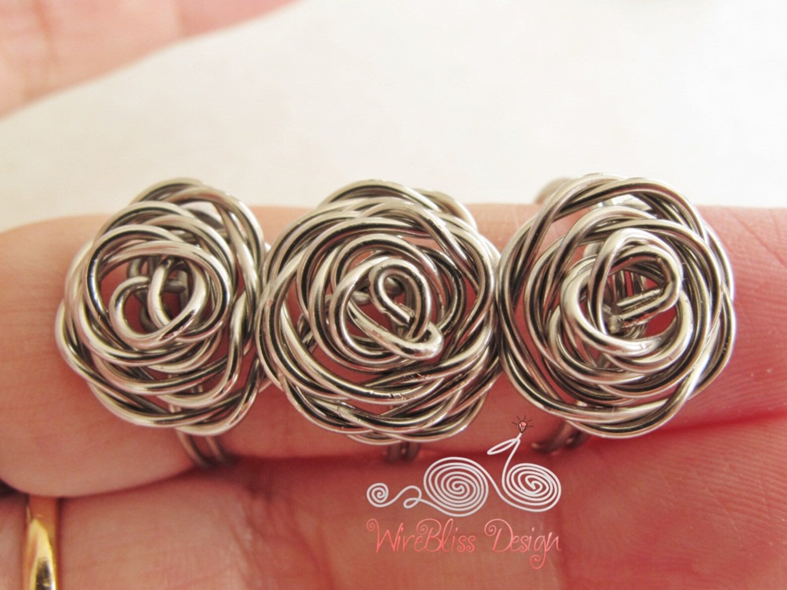 WIRE JEWELRY TUTORIAL - Wire Wrapped Rose Ring - Etsy