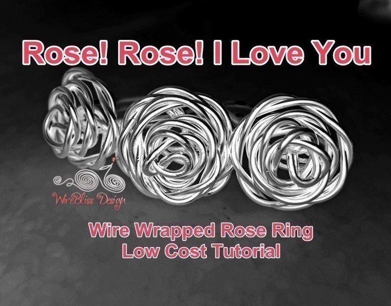 WIRE JEWELRY TUTORIAL - Wire Wrapped Rose Ring - Etsy