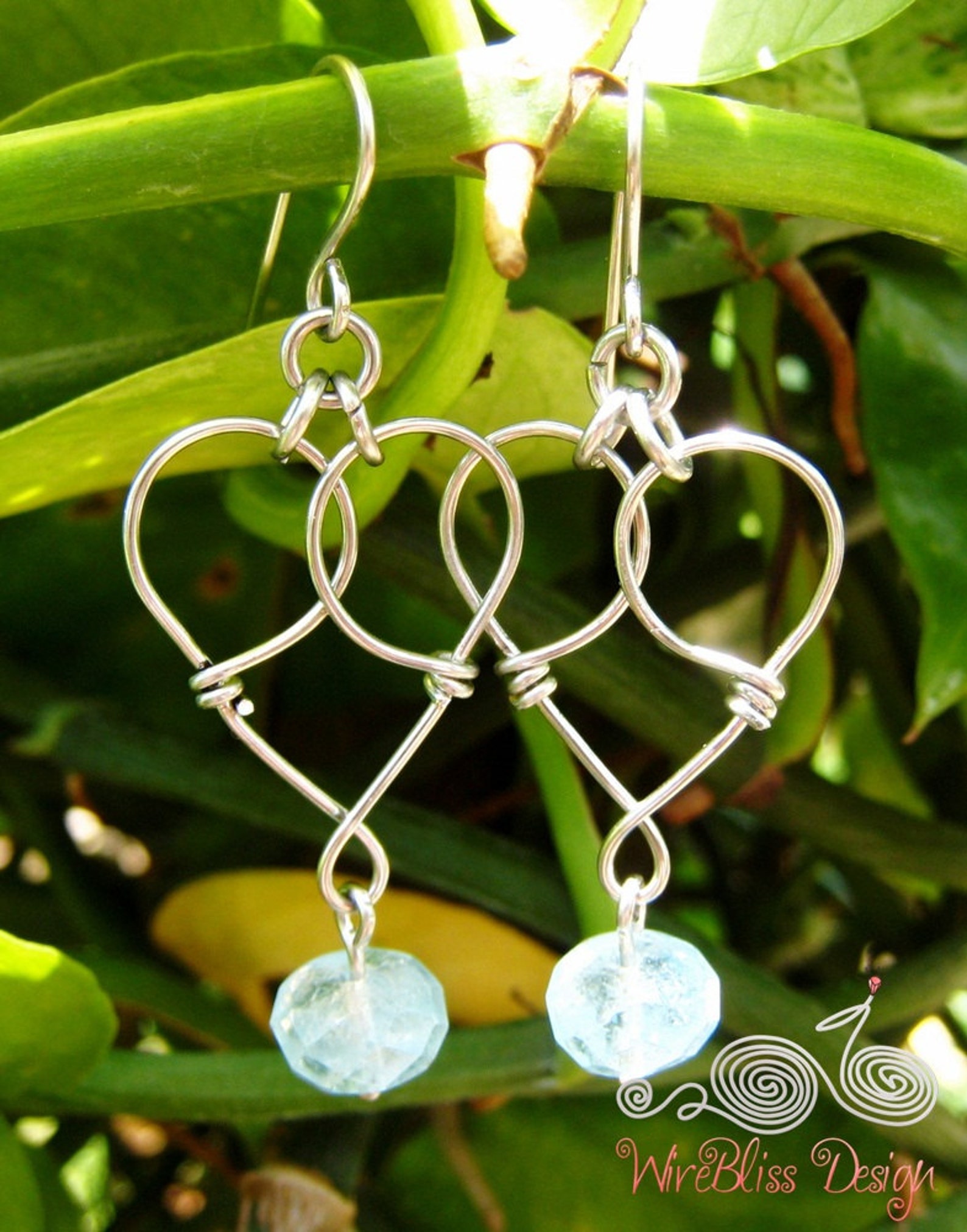 WIRE JEWELRY TUTORIAL - Heart to Heart Earrings - Etsy