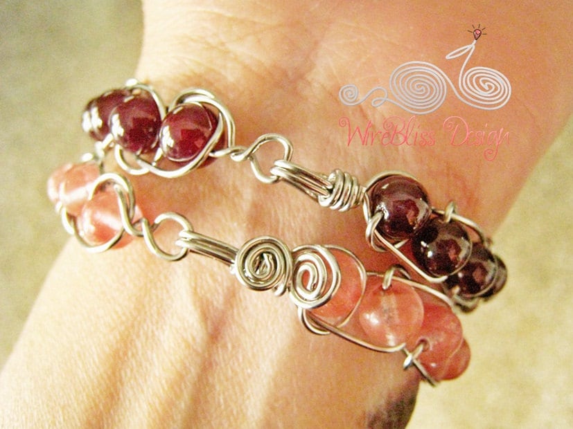 WIRE JEWELRY TUTORIAL- Wire Wrap Infinity Bracelet. - Etsy