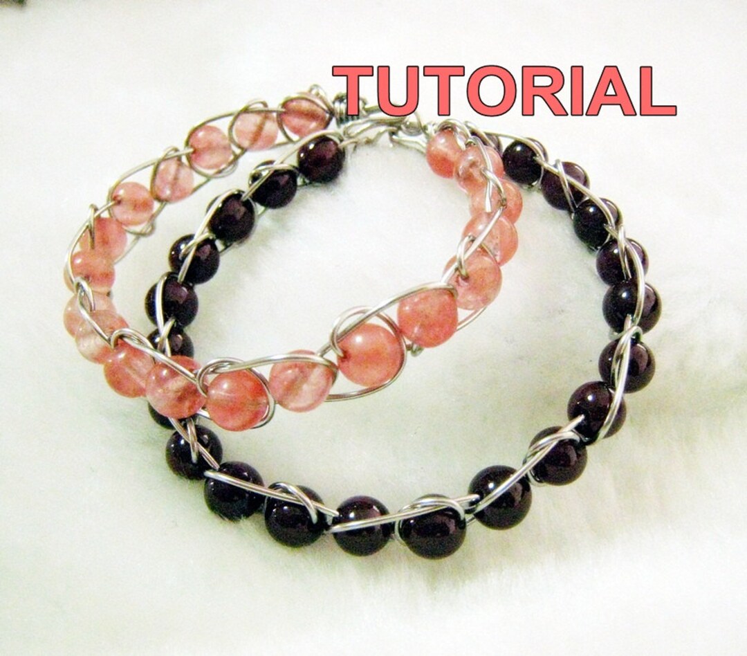 WIRE JEWELRY TUTORIAL- Wire Wrap Infinity Bracelet. - Etsy