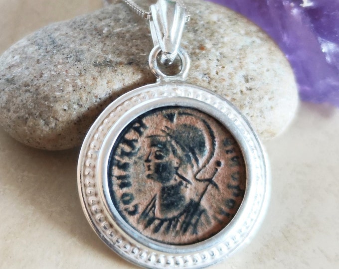 Constantine the Great Pendant, Christian Coin Necklace, Roman Coin ...