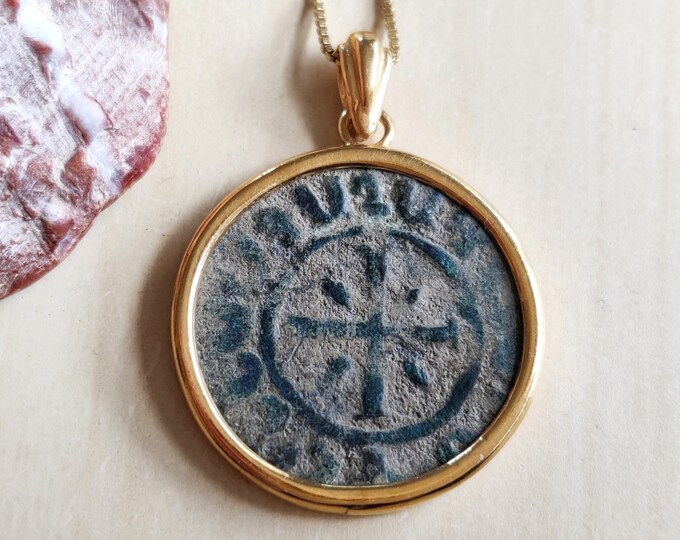 Large Ancient Coin Gold Medallion Armenia Crusader Latin - Etsy