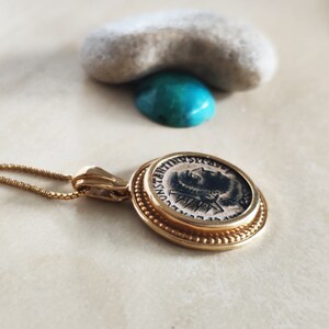 Constantine the Great Coin Pendant, Roman Emperor Christian Necklace ...