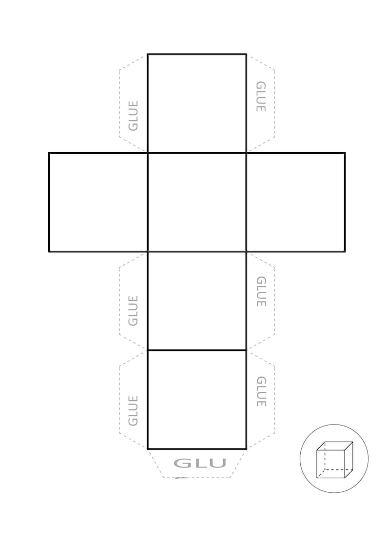 3D Shapes Cut and Paste Activity Book | Educational Fun for Kids ...