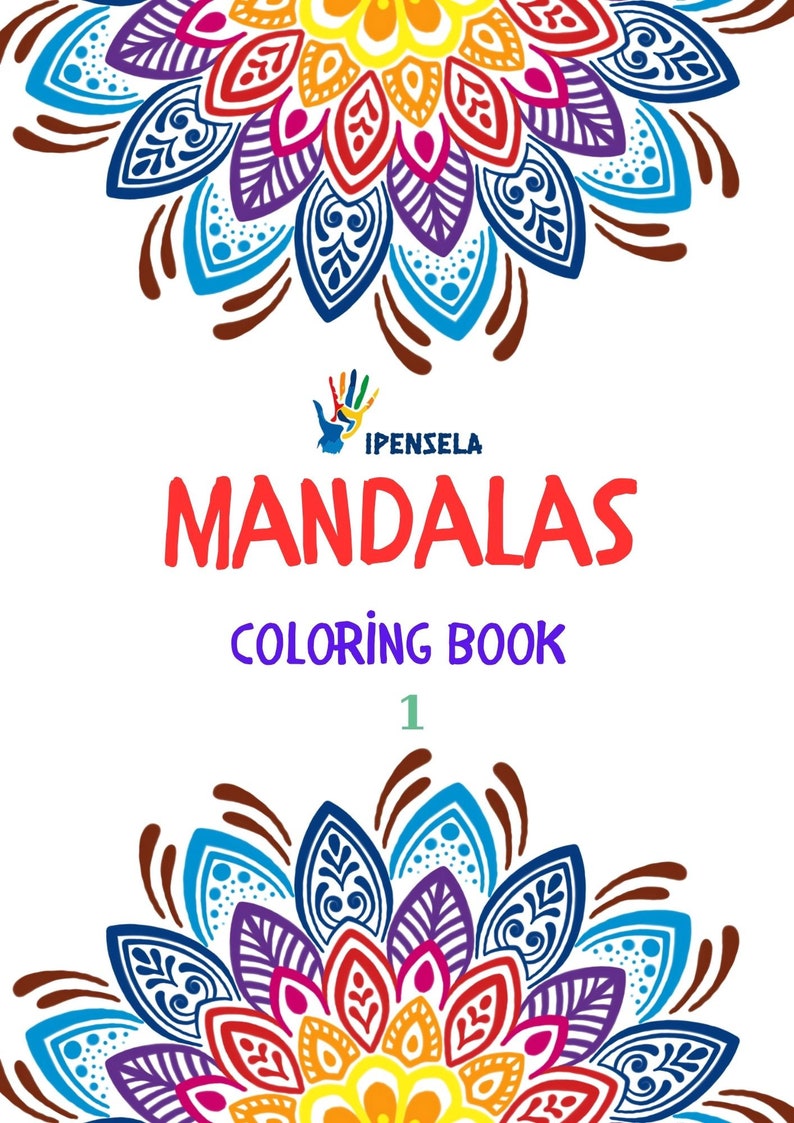 Mandala Coloring Book for Kids and Adults | Digital PDF | Stress Relief ...
