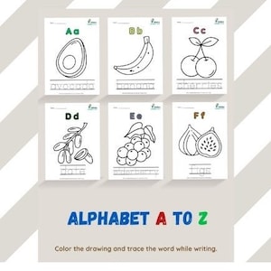 ABC Coloring Pages, Lettering Practice, Preschool Printables, Kids ...
