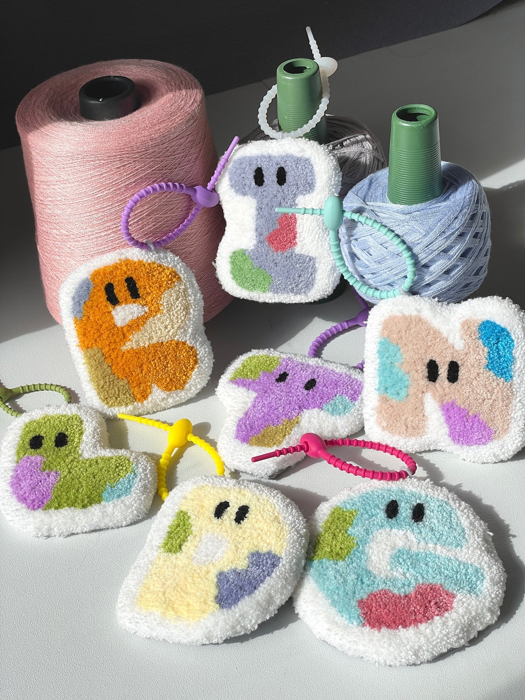 Adorable Tufted Letter Charms - Cute Custom Alphabet Decorations ...