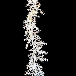 60” Ice Garland, White Glitz - Etsy