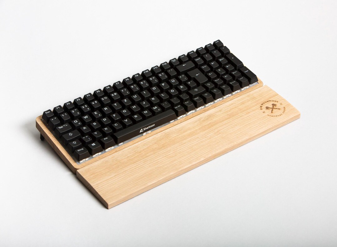 Hot-swap Oak Keyboard, Compact Oak 96-S, Wooden Keyboard, Oak ...
