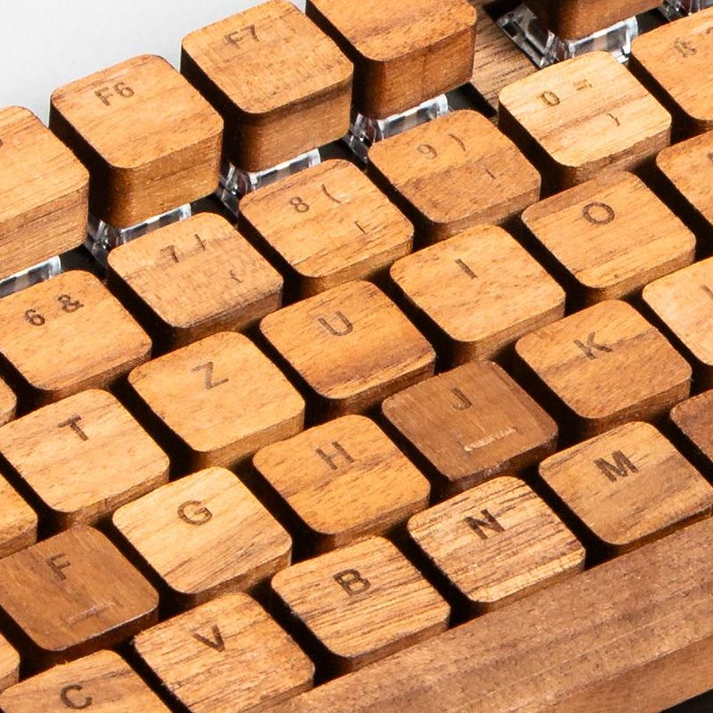 Wooden Keycaps - Etsy