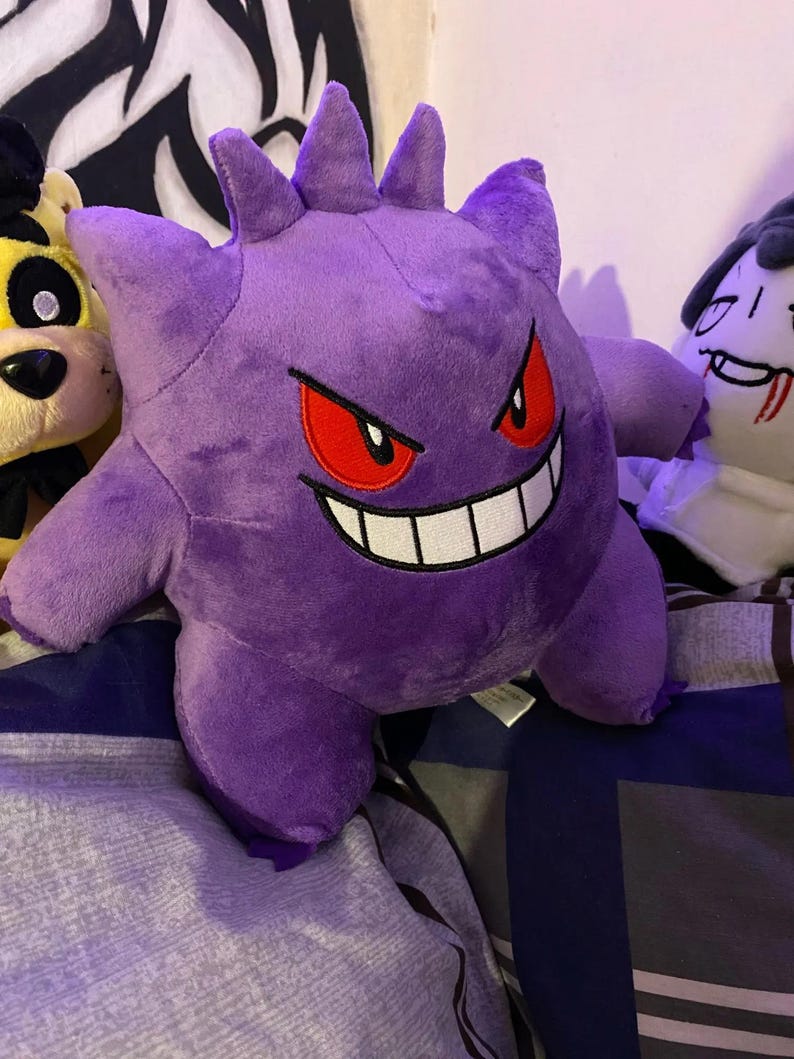 Anime Pokemon Cosplay Gengar Plush - Etsy