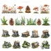 Woodland Mega Bundle: 103 Cute and Sleepy Baby Animals, Trees, and ...
