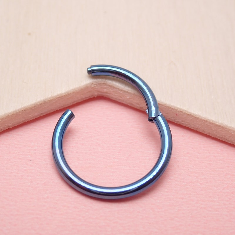 Blue Nose Ring - Etsy