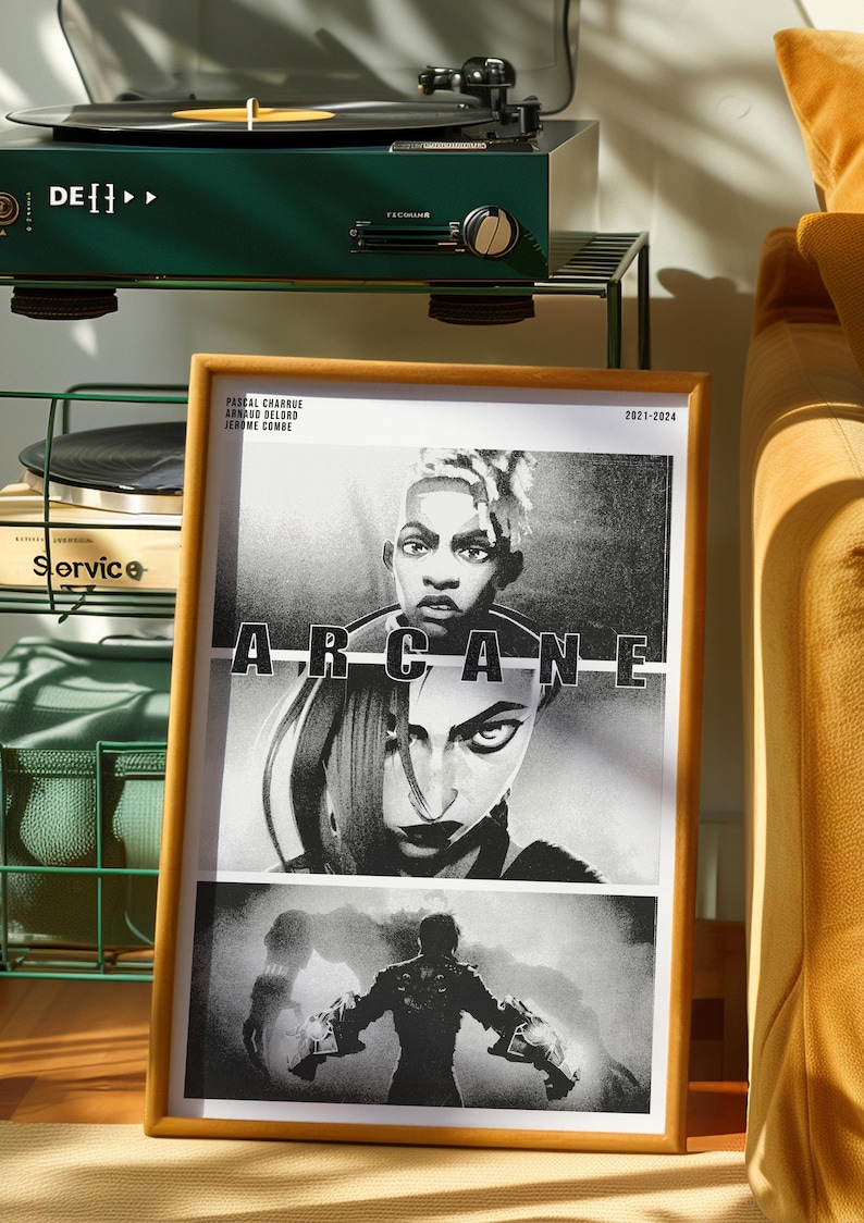 Arcane Poster League of Legends Aesthetic Poster Movie Poster Brutalism ...