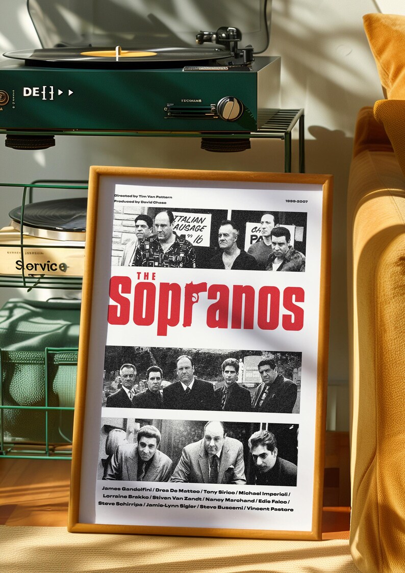 The Sopranos Fan Art, the Sopranos Poster, the Sopranos Print, Tony ...