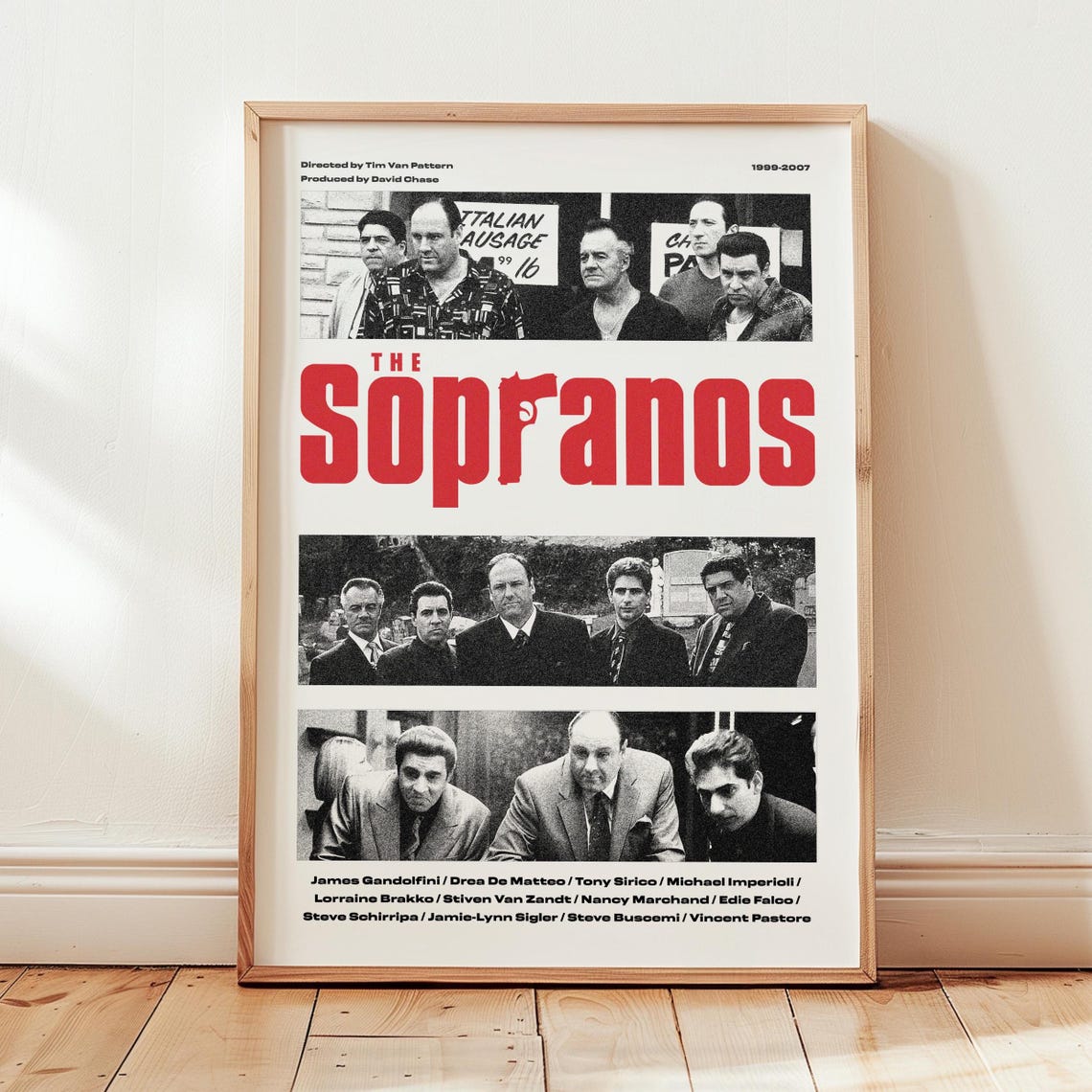 The Sopranos Fan Art, the Sopranos Poster, the Sopranos Print, Tony ...