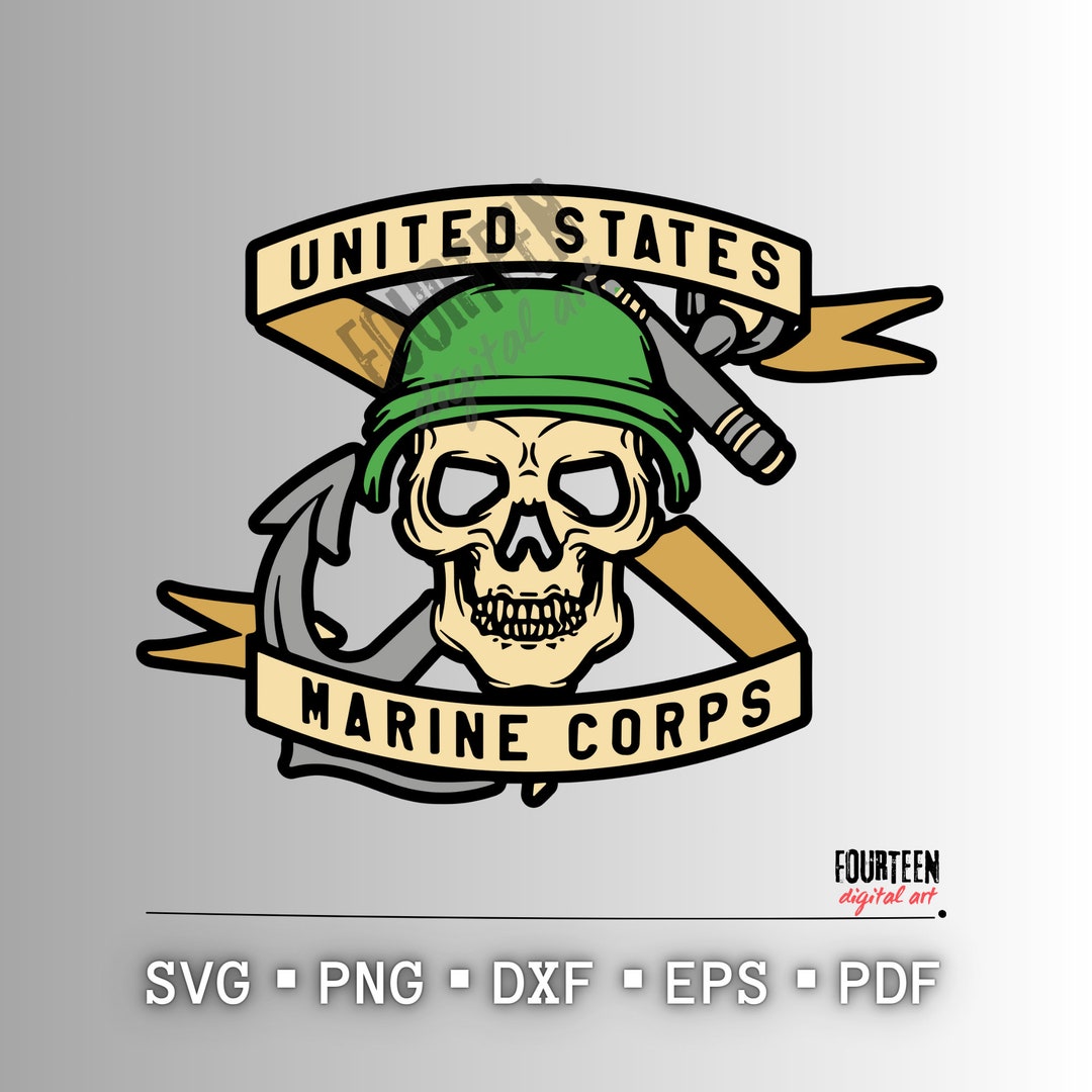 USMC SVG, Us Marine Corps PNG, Military Design, Printable, Vector Files ...