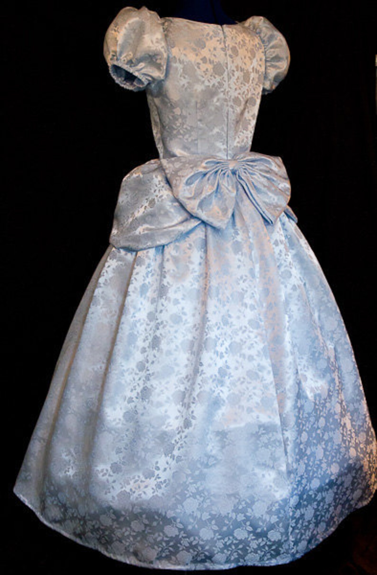 Cinderella GOWN Costume FLORAL Satin Brocade ADULT Custom - Etsy