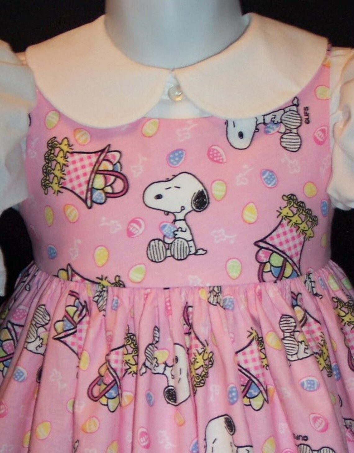 SNOOPY Peanuts Easter Dress DAISY KINGDOM Fabric Custom Size | Etsy