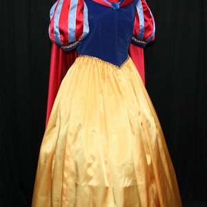 EXQUISITE Adult Snow WHITE Gown/cape/bow Costume Custom Size - Etsy