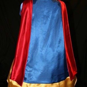Exquisite SNOW WHITE Costume Gown With Bow and Cape Girls Custom Sz - Etsy