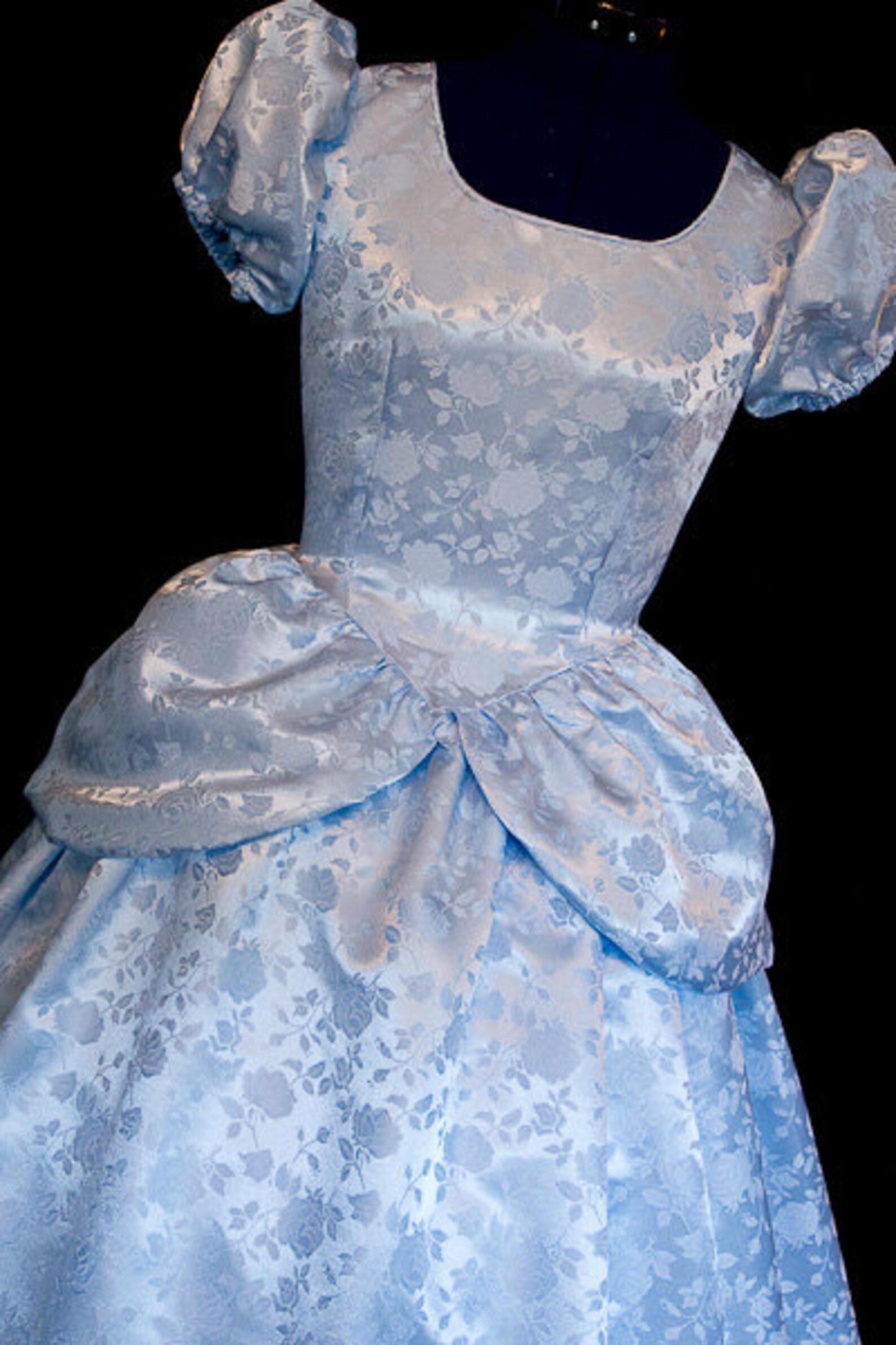 Cinderella GOWN Costume FLORAL Satin Brocade ADULT Custom - Etsy