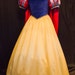 Amazing DELUXE Adult Snow WHITE Gown/Cape/Bow Costume Custom - Etsy España