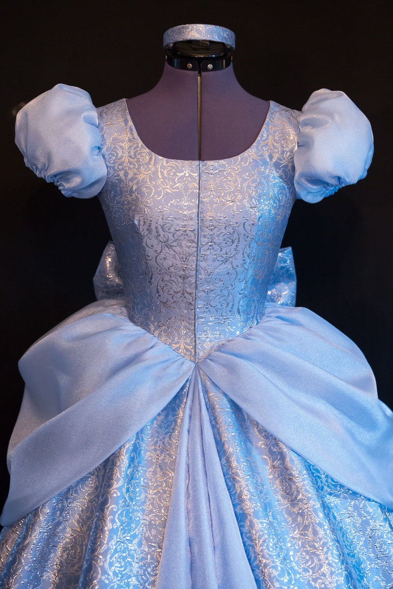 Cinderella GOWN Costume DELUXE New Fabric Custom Cosplay CHILD - Etsy