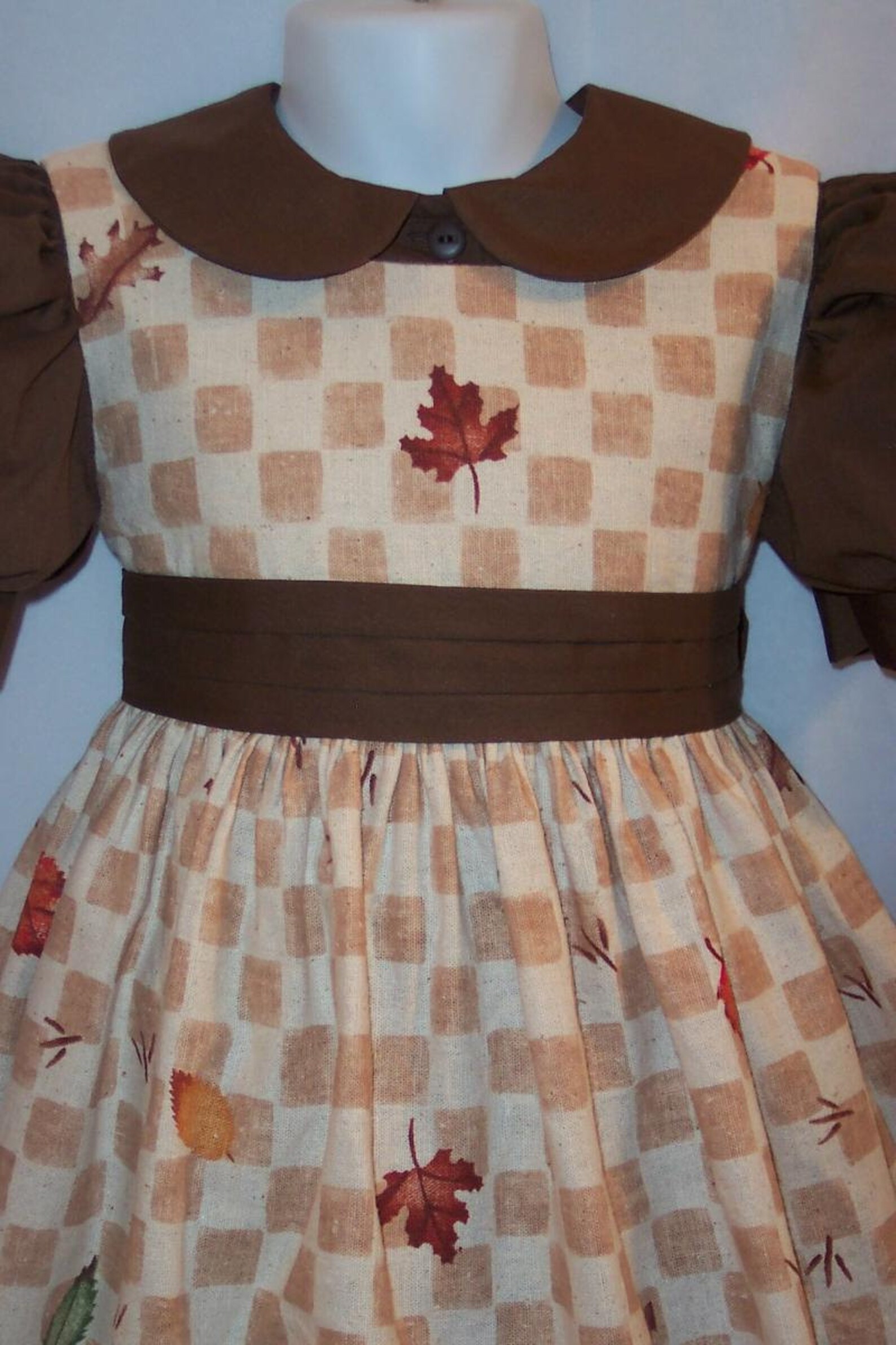 THANKSGIVING Turkey HANDPRINT Dress CUSTOM Size - Etsy