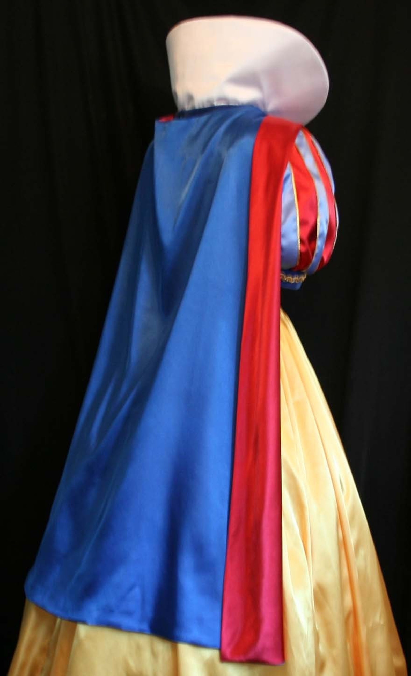 EXQUISITE Adult Snow WHITE Gown/cape/bow Costume Custom Size - Etsy