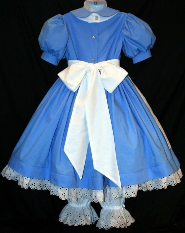 ALICE in WONDERLAND Dress/costume Set Custom Child Size - Etsy