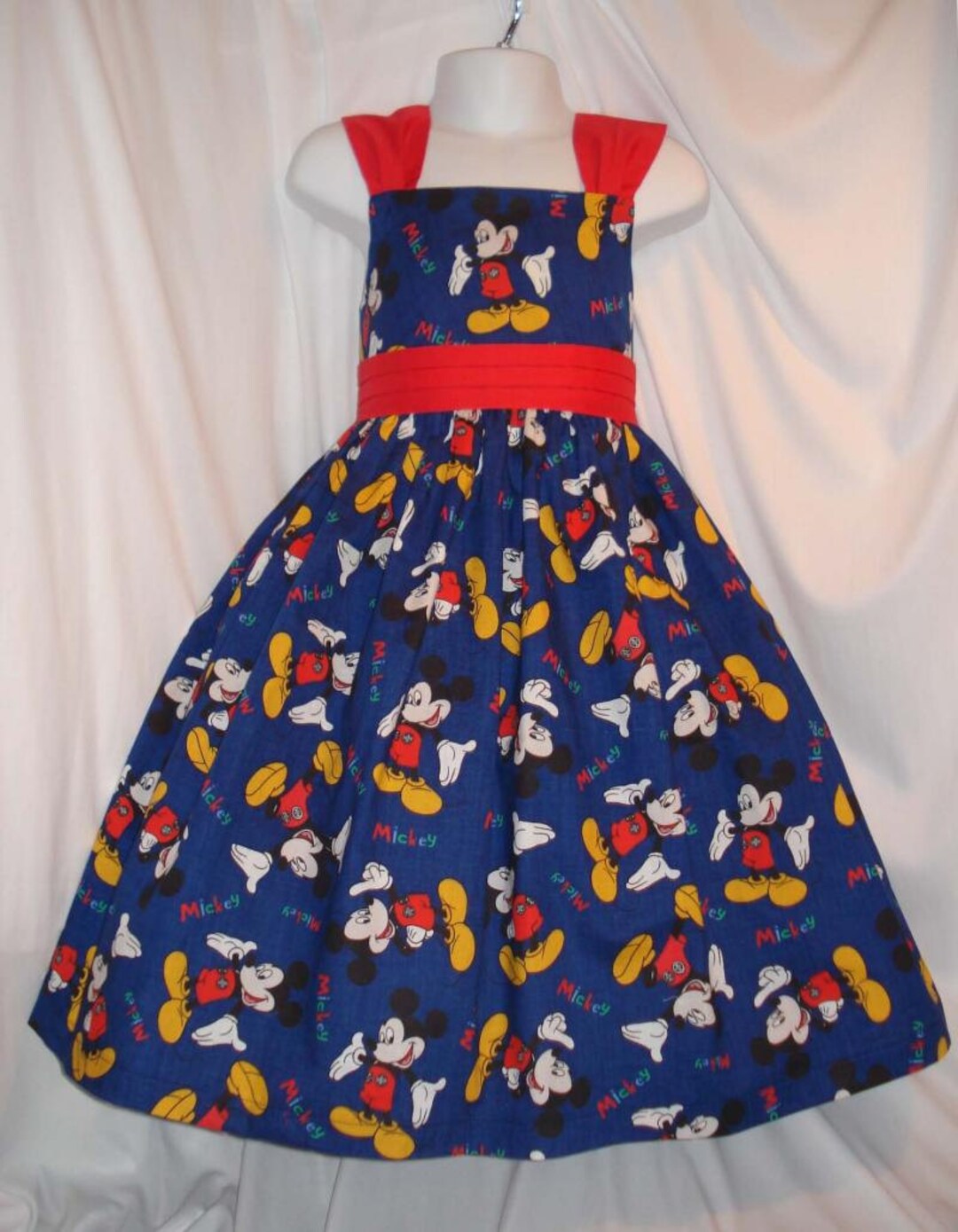 MICKEY MOUSE on Blue Sun JUMPER Custom Size Disney - Etsy