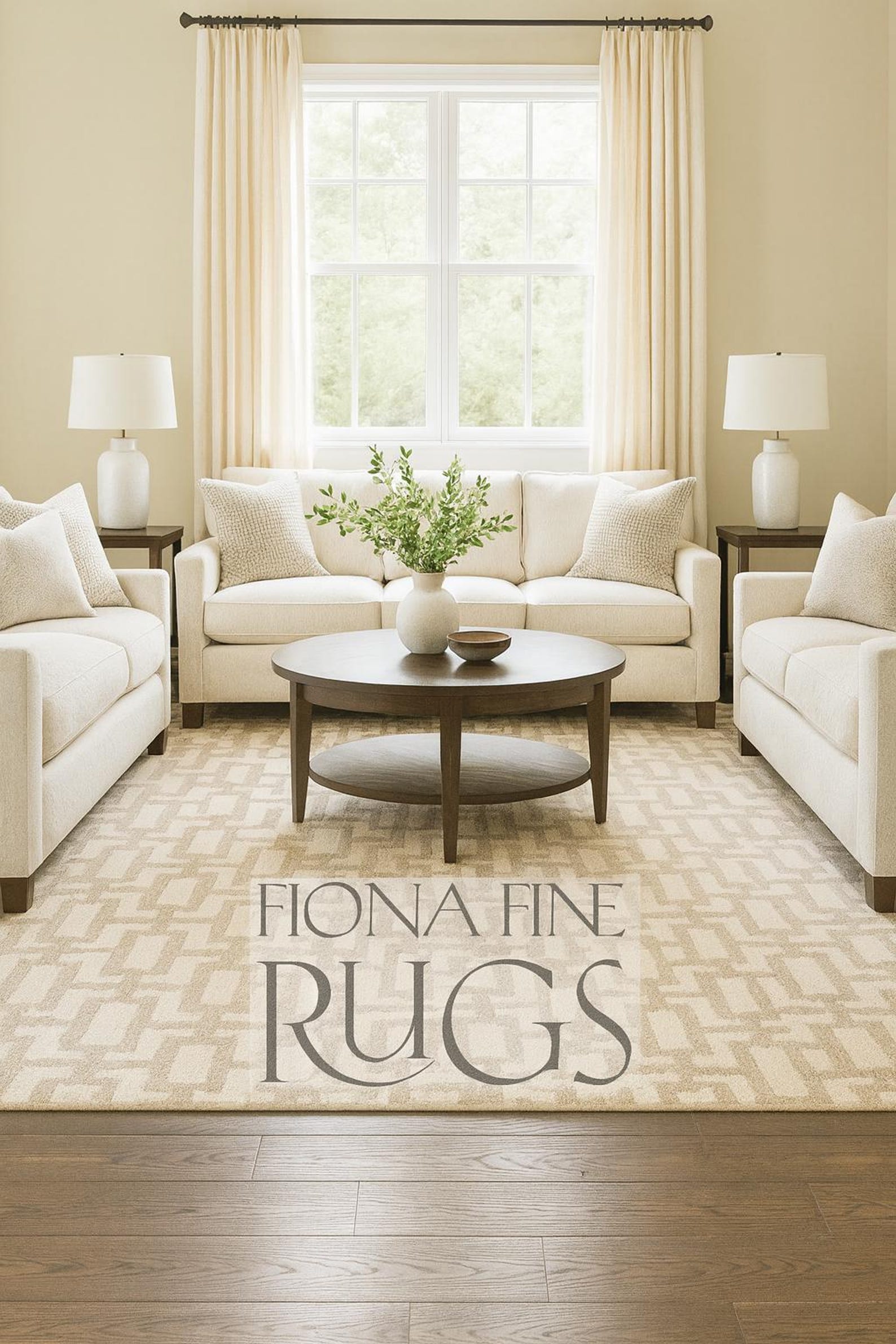 Hand-tufted Loop Pile Wool Rug -modern Textured Area Rug for Living ...
