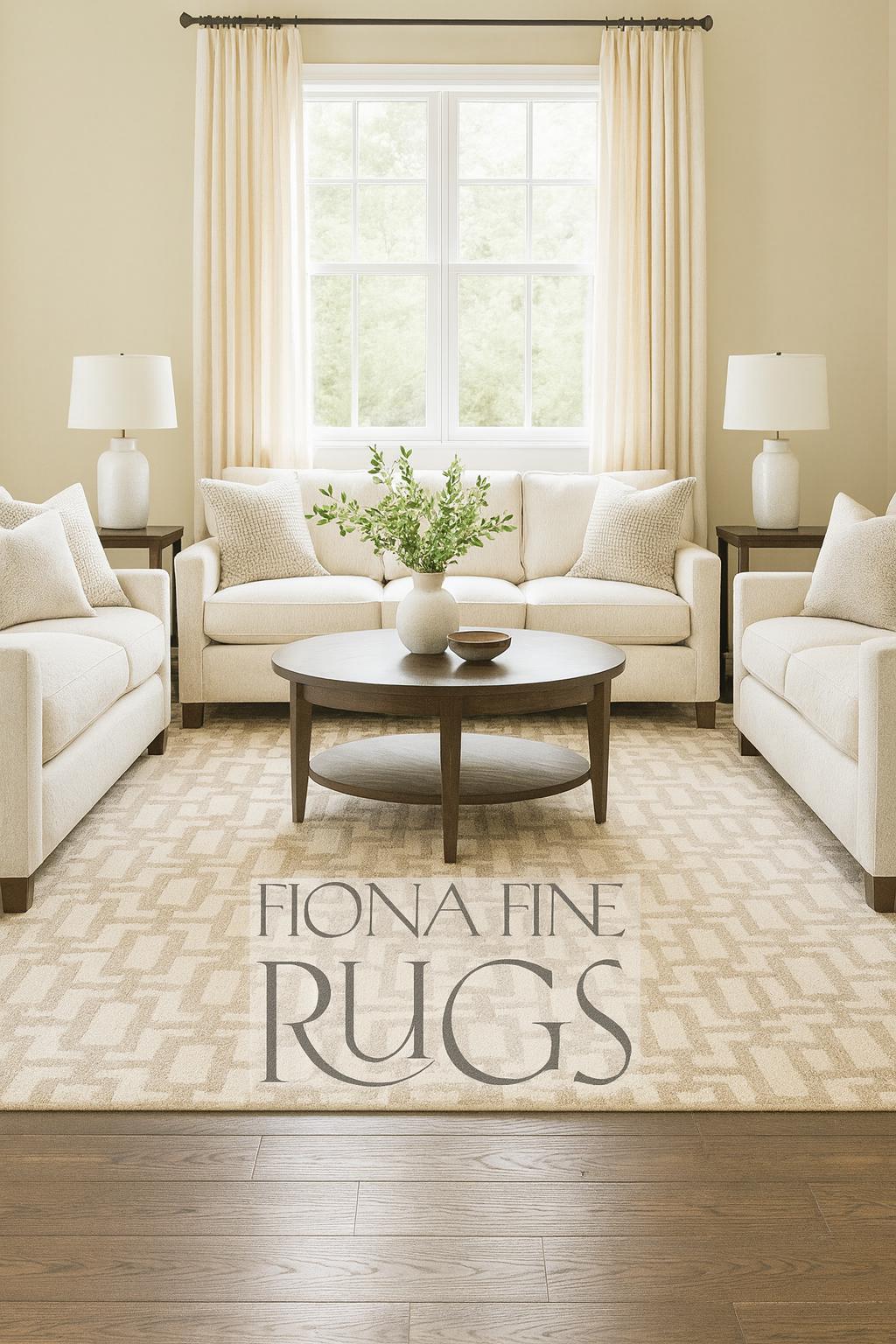 Hand-tufted Loop Pile Wool Rug -modern Textured Area Rug for Living ...