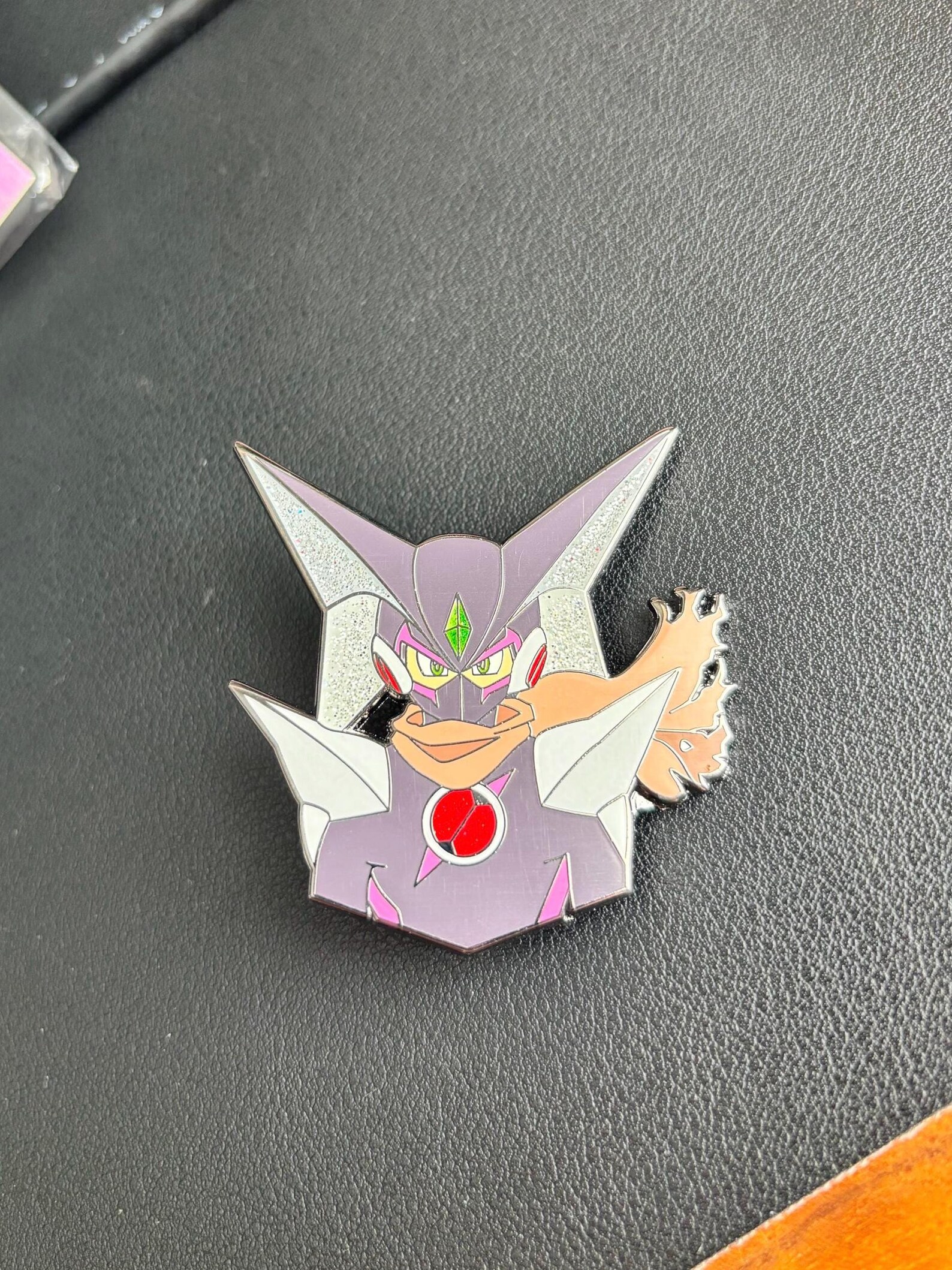 Mega Man Battle Network Bass Soul Enamel Pin - Limited Edition 2x2 Inch ...