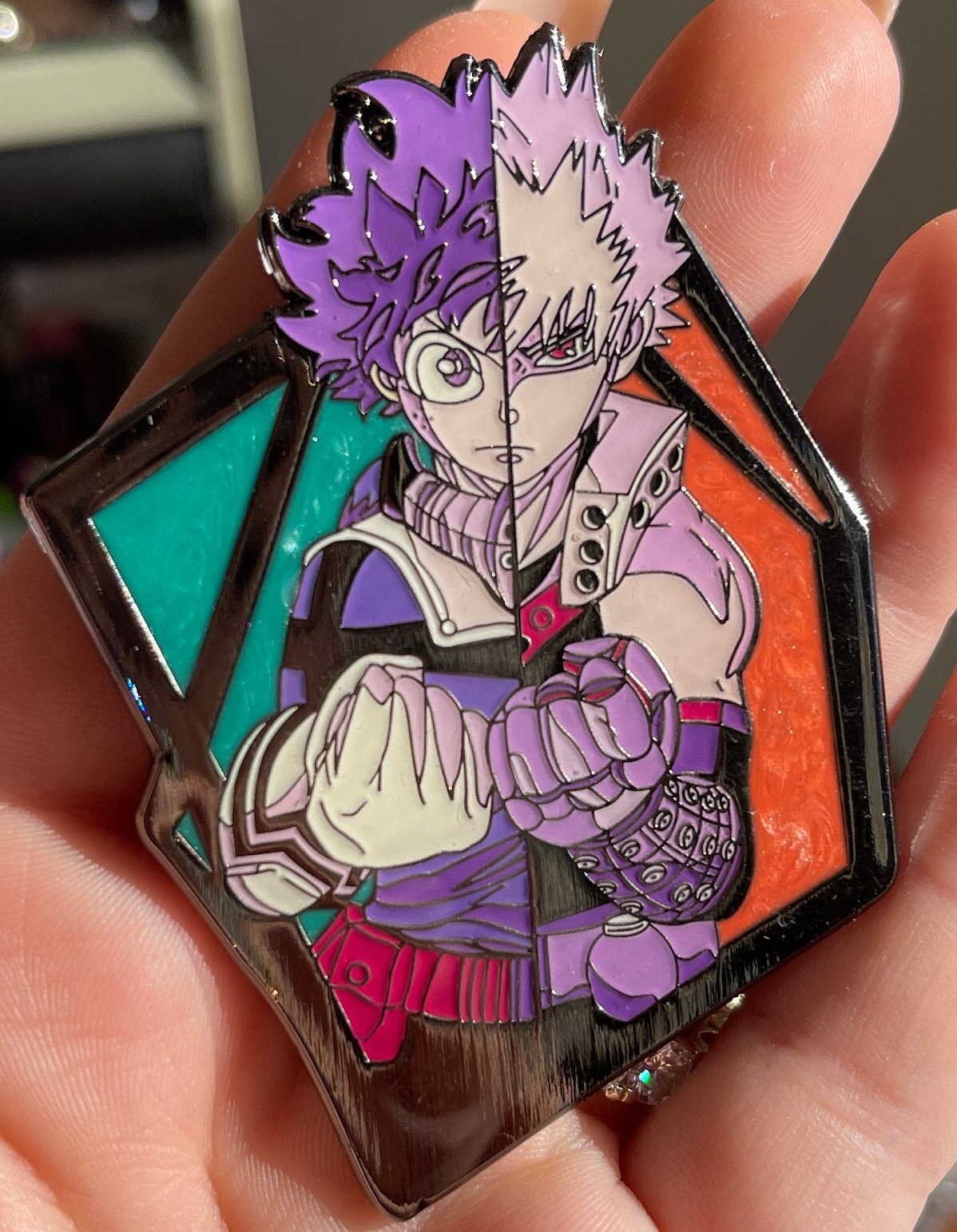 Bakugo Katsuki / Deku Midori Enamel Pin My Hero Academia Collectible - Etsy