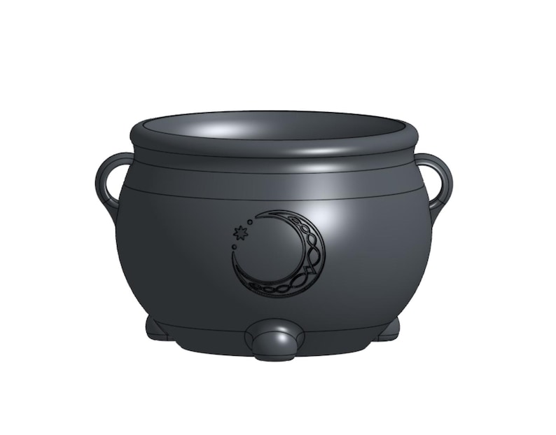Witch's Magic Cauldron - STL File Pack - 3D Model for Decor or Planter ...