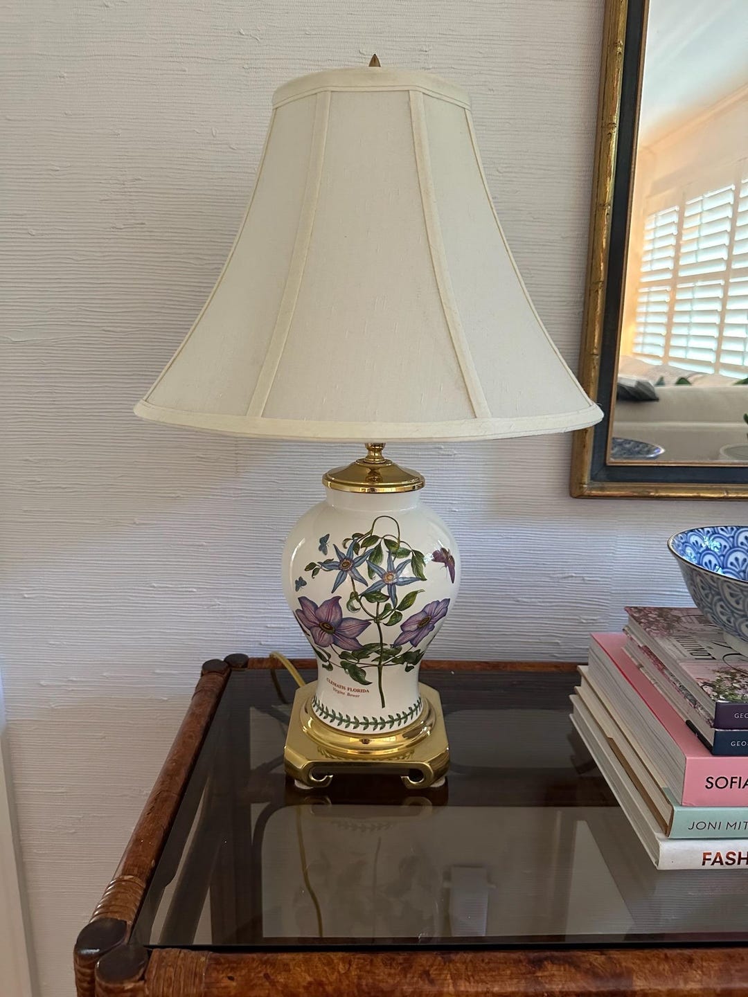 Beautiful Vintage & Collectable Portmeirion Botanic Garden Floral Lamp ...
