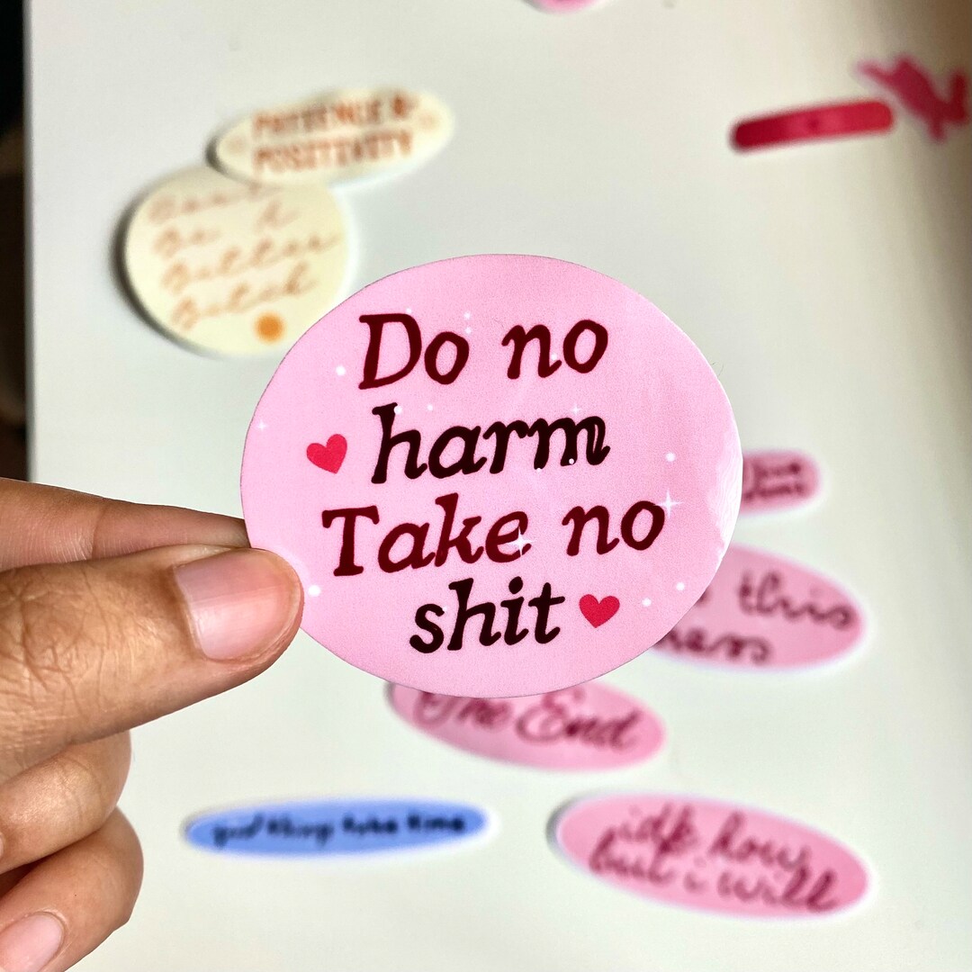 Do No Harm - Inspirational Vinyl Stickers | Small Waterproof Stickers ...
