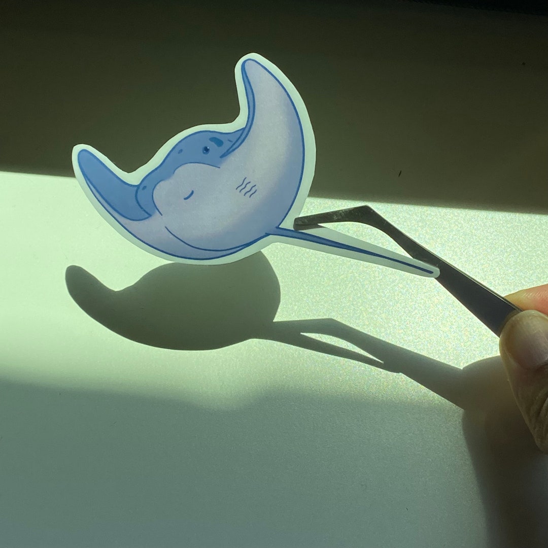 Stingray - Vinyl Stickers | Small Waterproof Animal Stickers for Water ...
