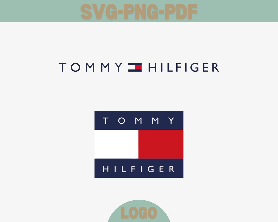 Tommy Hilfiger Logo, Svg for Cricut, Vector, Clipart, Stickers Layered ...
