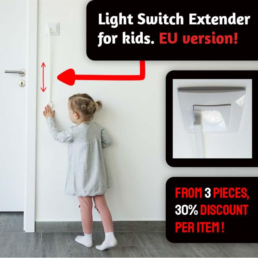 Light Switch Extender for Kids EU Version for the Safety of Children ...